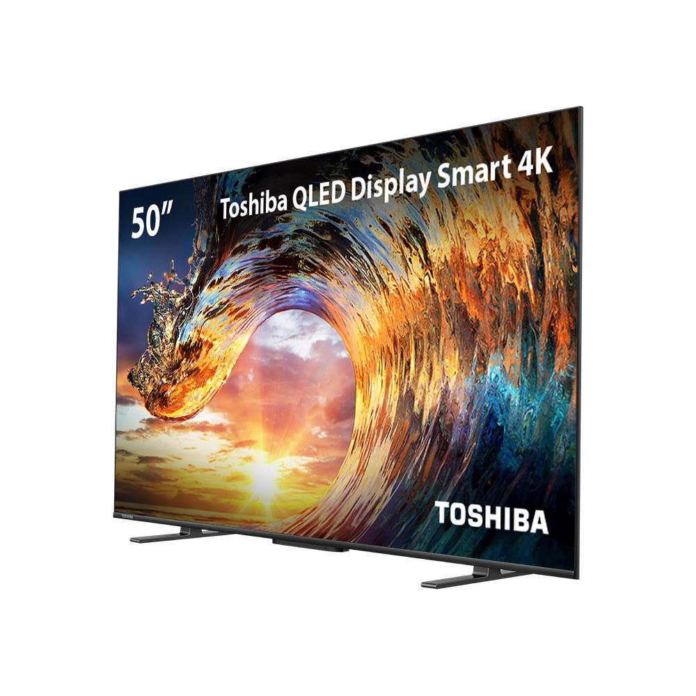 Smart TV QLED 50" 4K Toshiba 50M550L VIDAA 3 HDMI 2 USB Wi-Fi - TB013M ...